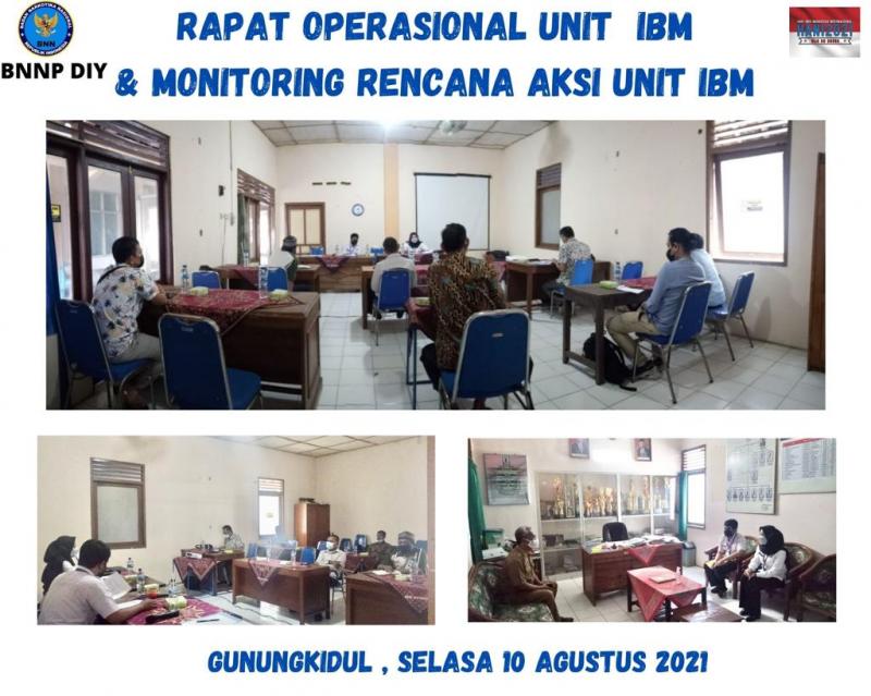 Rapat Operasional & Monitoring Unit IBM Kalurahan Wonosari